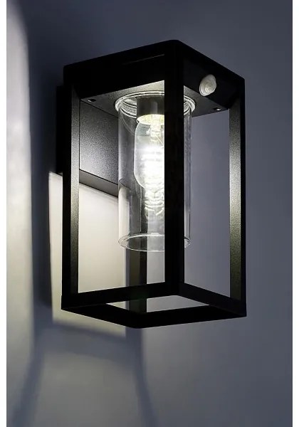 Rabalux 77086 - Venkovní nástěnné svítidlo ZERNEST 1xE27/15W/230V IP54 černá