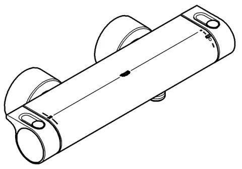 GROHE 34169001 - Termostatická sprchová baterie GROHTHERM 2000 DN 15 chrom