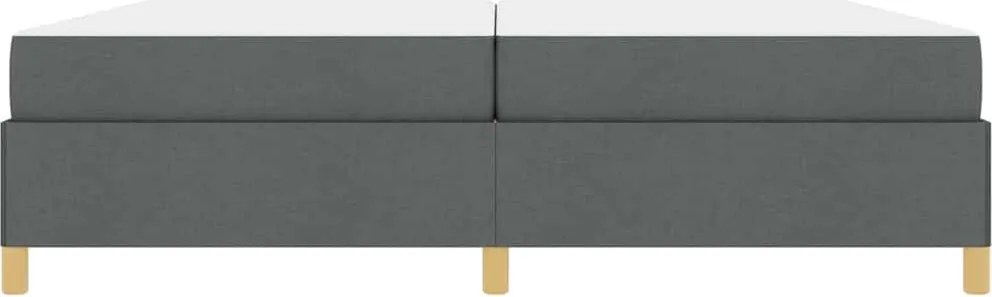 Rám postele Tmavě šedá 200 x 200 cm textil 3398963