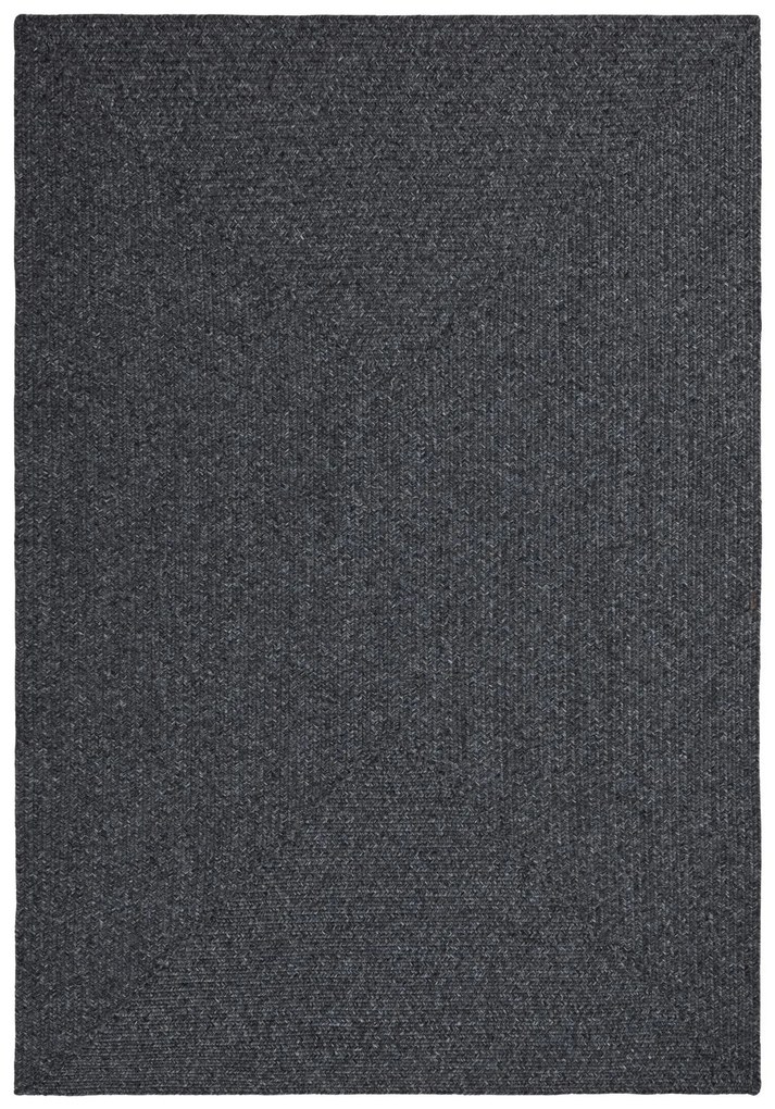 NORTHRUGS - Hanse Home koberce Kusový koberec Braided 105550 Dark Grey ROZMĚR: 200x290
