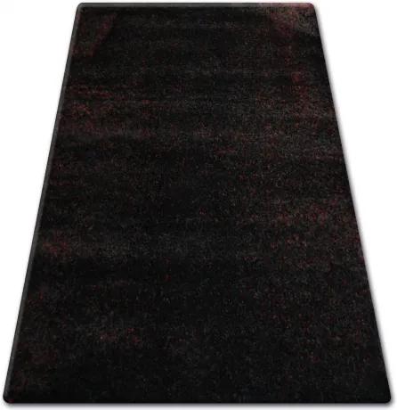 Makro Abra  Kusový koberec SHAGGY NARIN P901 černý červený 160 x 220