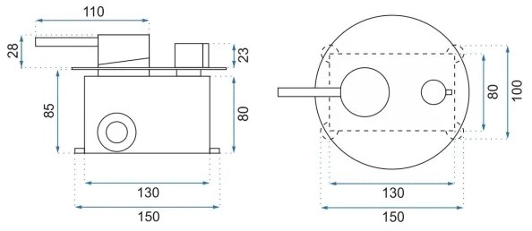 REA-P8007 - Sprchová sada s podomítkovou baterií LUNGO lesklý chrom