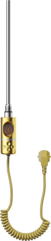 Gamma E-Flow, topná tyč 300W, broušené zlato, GMA-GRZ-EFLOW300BGD