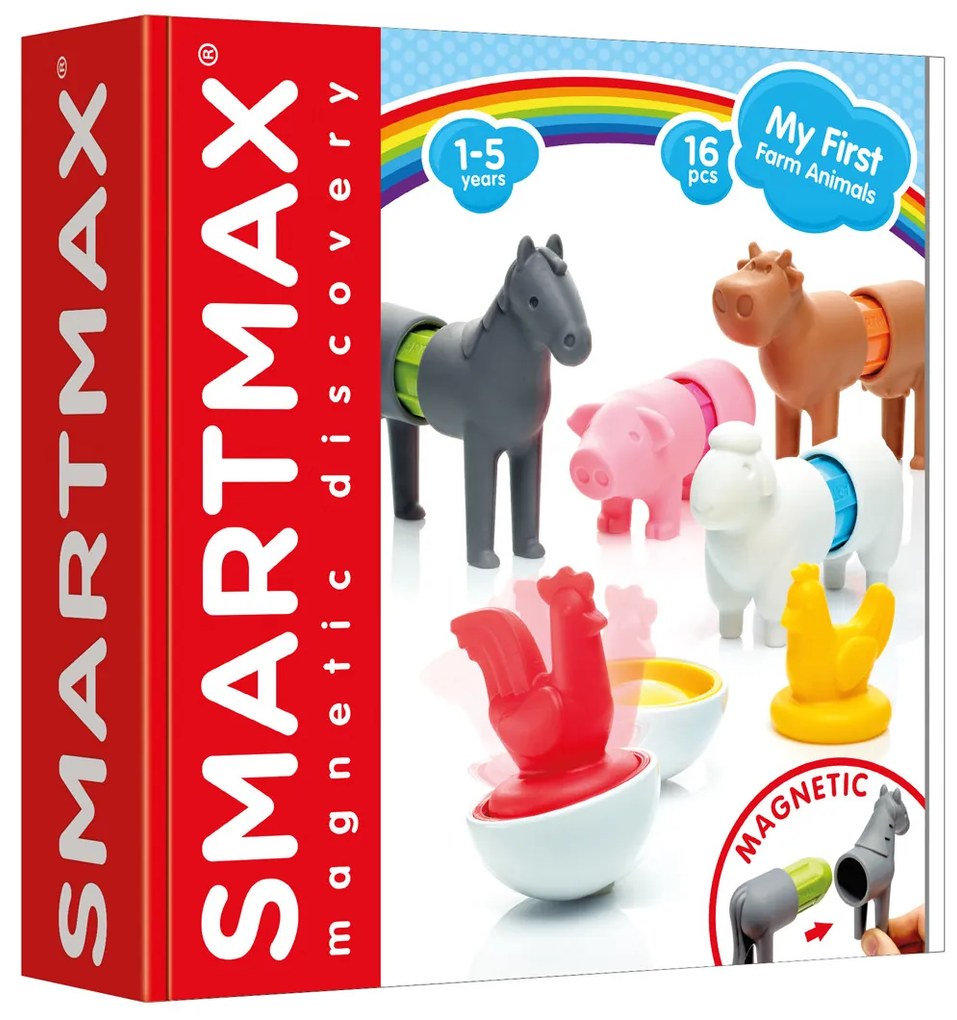 SmartMax - Moje první zvířátka z farmy - 16 ks