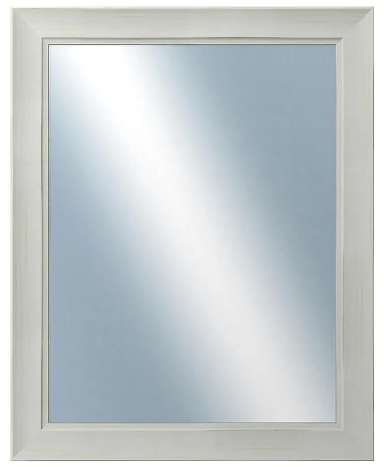 DANTIK - Zarámované zrcadlo - rozměr s rámem cca 40x50 cm z lišty ANDRÉ velká bílá (3155)