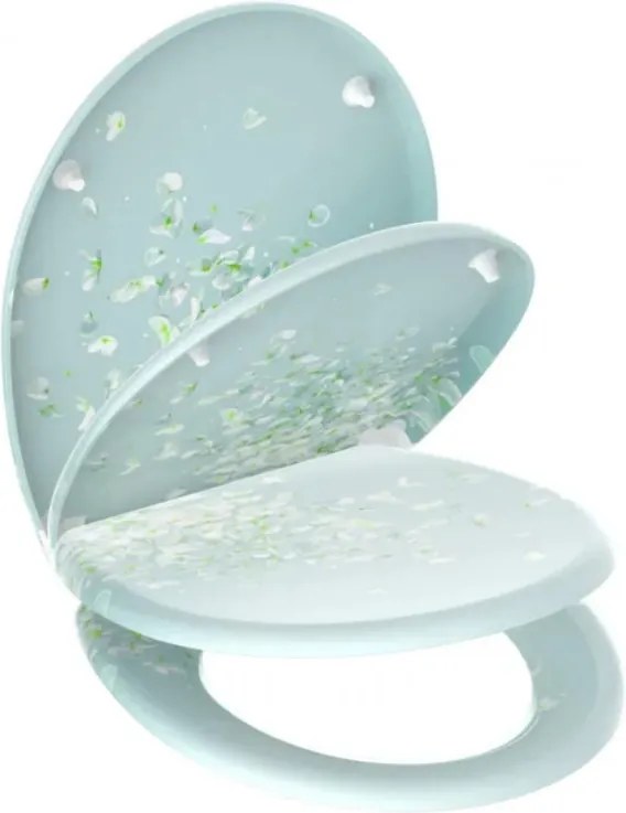 Eisl Sanitär WC prkénko Duroplast Soft Close Flower in The Wind 82381