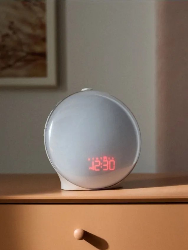 Sinsay - LED lampa – Budík se simulací východu slunce - bílá