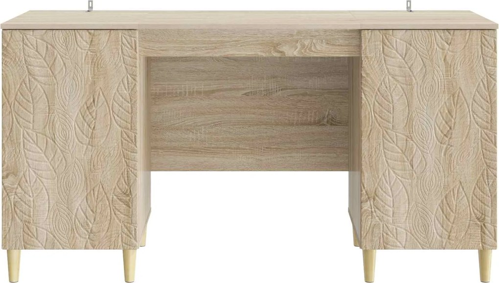 Stůl Dub sonoma 142,5 x 50 x 75 cm Kompozitní dřevo 3414614