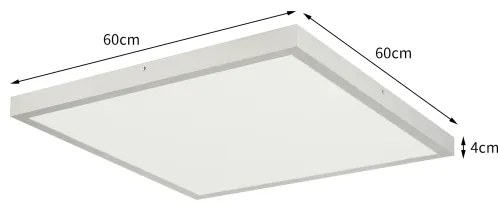 Brilagi - LED Koupelnové svítidlo FRAME LED/50W/230V 3000/4000/6000K 60x60 IP44