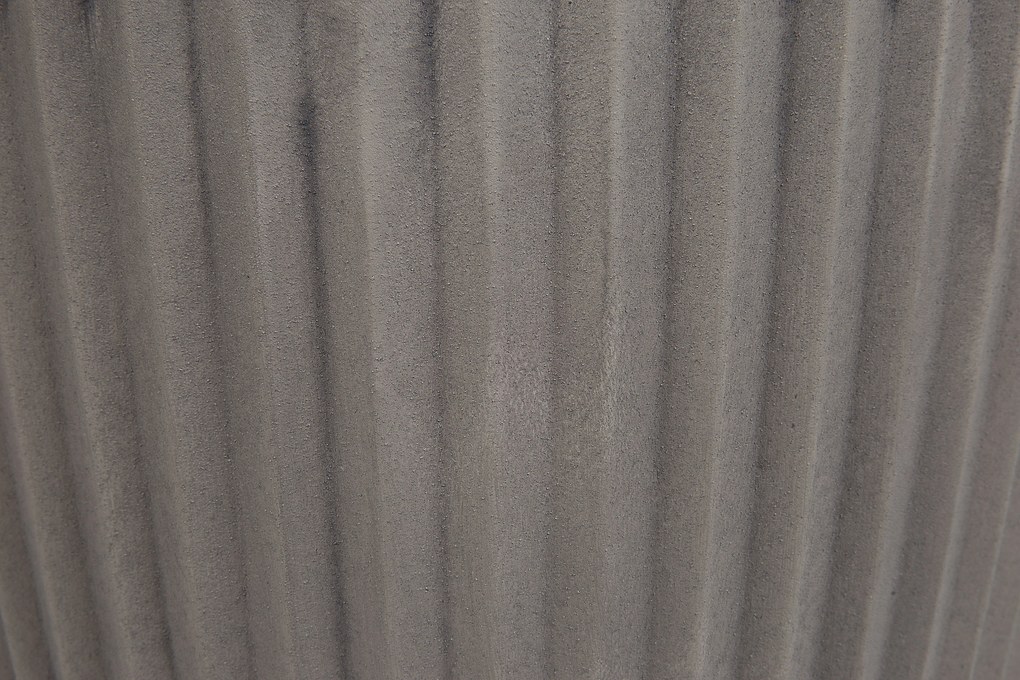 Květináč hnědo-šedý ⌀36 cm POKA Beliani