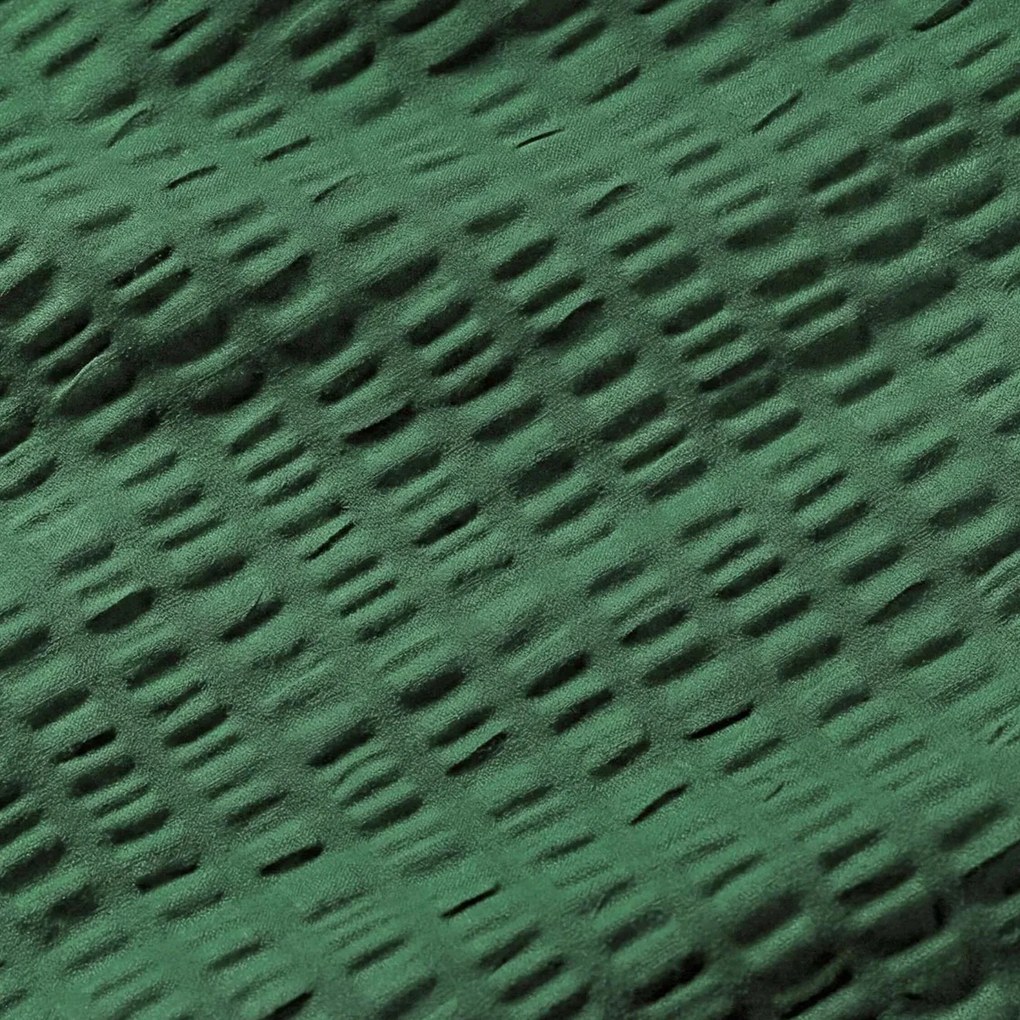Krepové perkálové prodloužené povlečení Jednobarevné - zelené Velikost: 140 x 220 + 70 x 90