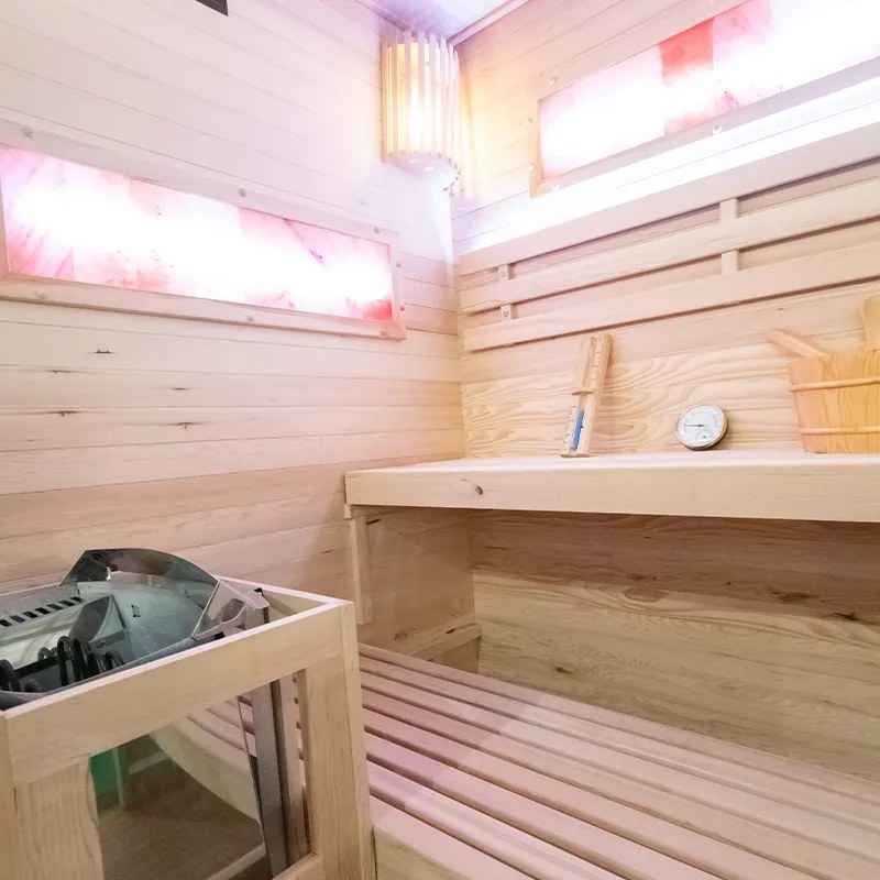BPS-koupelny Finská sauna Relax HYD-4783 140x150, 3-4 osoby