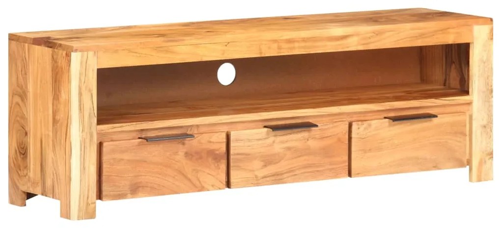 320207 vidaXL TV stolek 119 x 30 x 41 cm masivní akáciové dřevo