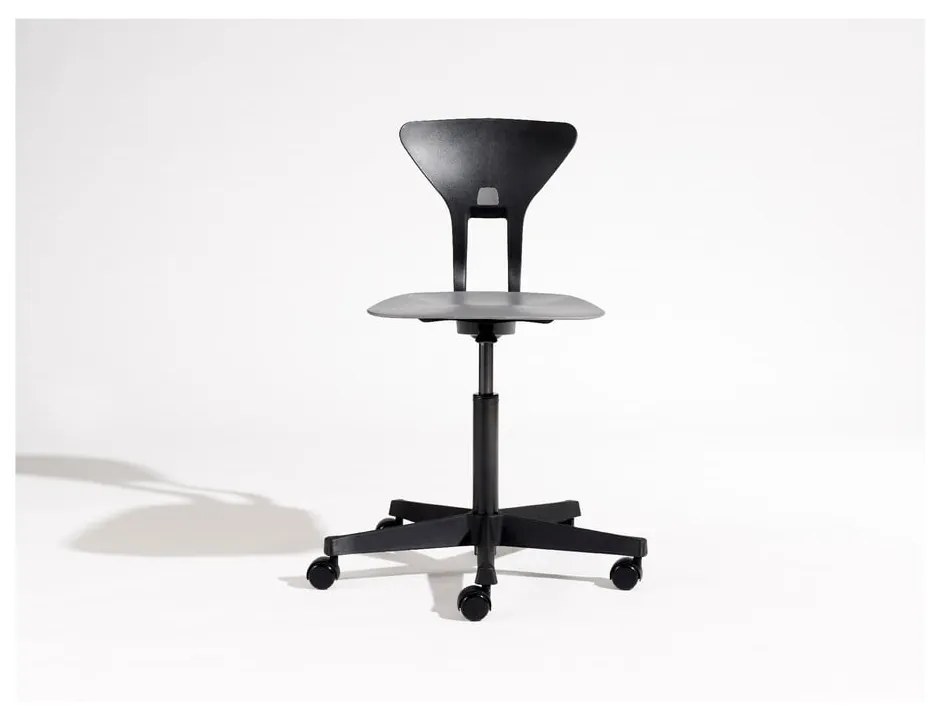 Šedo-černá dětská otočná židle na kolečkách Flexa Ray