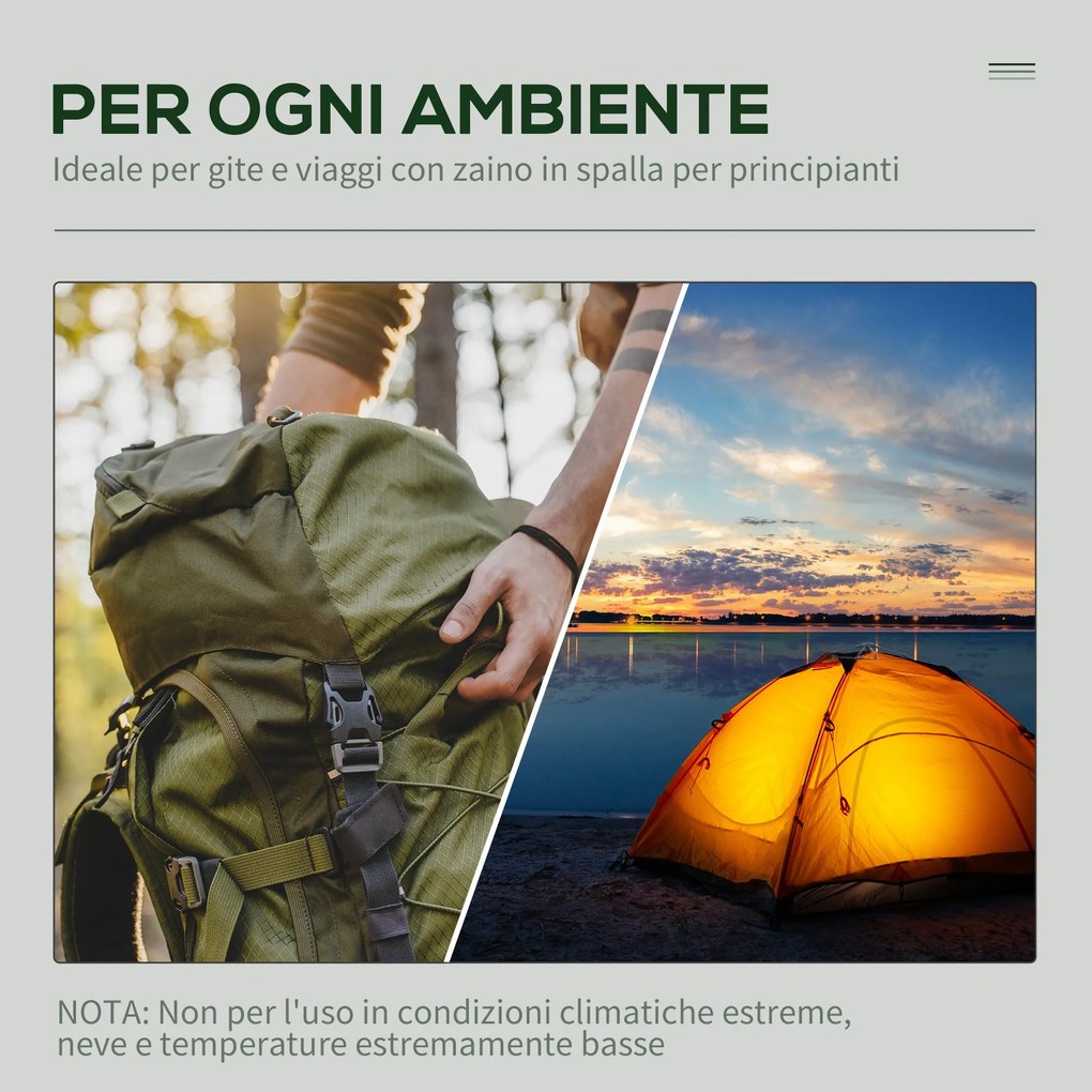 Outsunny Pop-Up Stan pro 4 Osoby, Plážový Stan s Taškou, Háčky na Světlo a Úložnými Kapsami, UV Ochrana, 210x210x135 cm