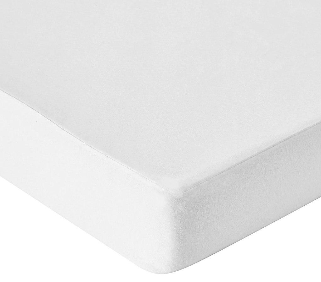 Blancheporte Meltonová absorpční ochrana matrace 400g/m2, hloubka rohů 30 cm bílá 160x200cm