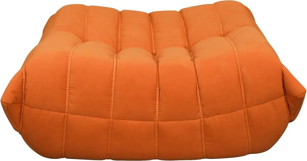 Taburet Nua 86 cm samet oranžový