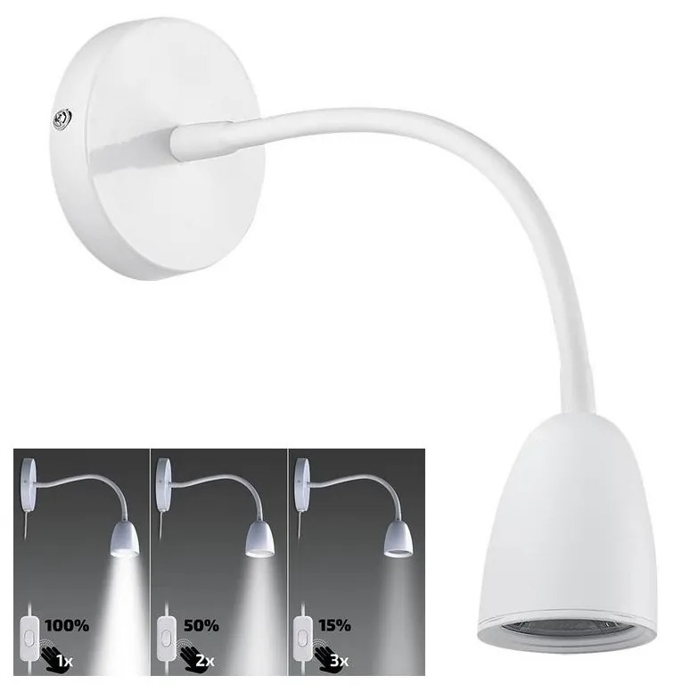 Brilagi | Brilagi - LED Stmívatelná nástěnná lampička LED/4W/230V bílá | BG0255