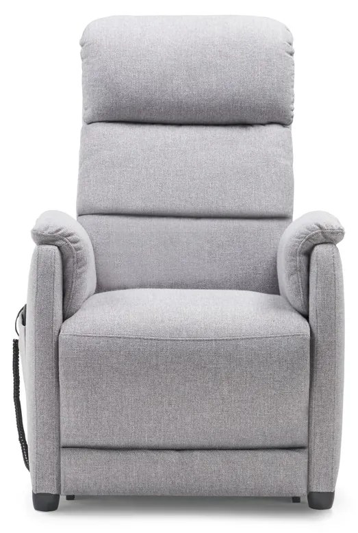 Pregio Italia sofa&relax Luxusní polohovací křeslo Sally Provedení: El. polohovací křeslo + odnímatelné područky + stolek, Vzorník látek: tekno fibra 06 light grey