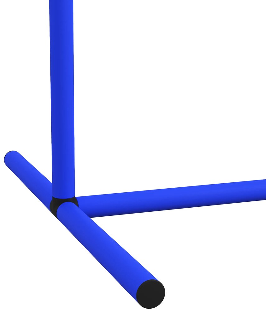 PawHut 4-dílná sada pro psy, 88 x 64 x 95 cm, s přenosnou taškou, přenosná, ideální pro mladé i starší psy, PE a ABS, žlutá