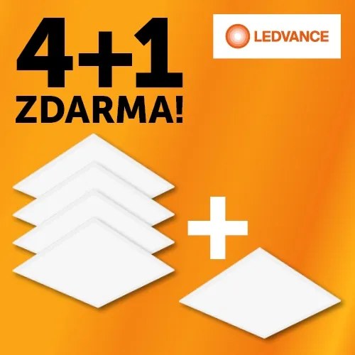 LED panel LEDVANCE Compact 600x600mm 33W/4000K neutrální bílá výhodné balení 4+1