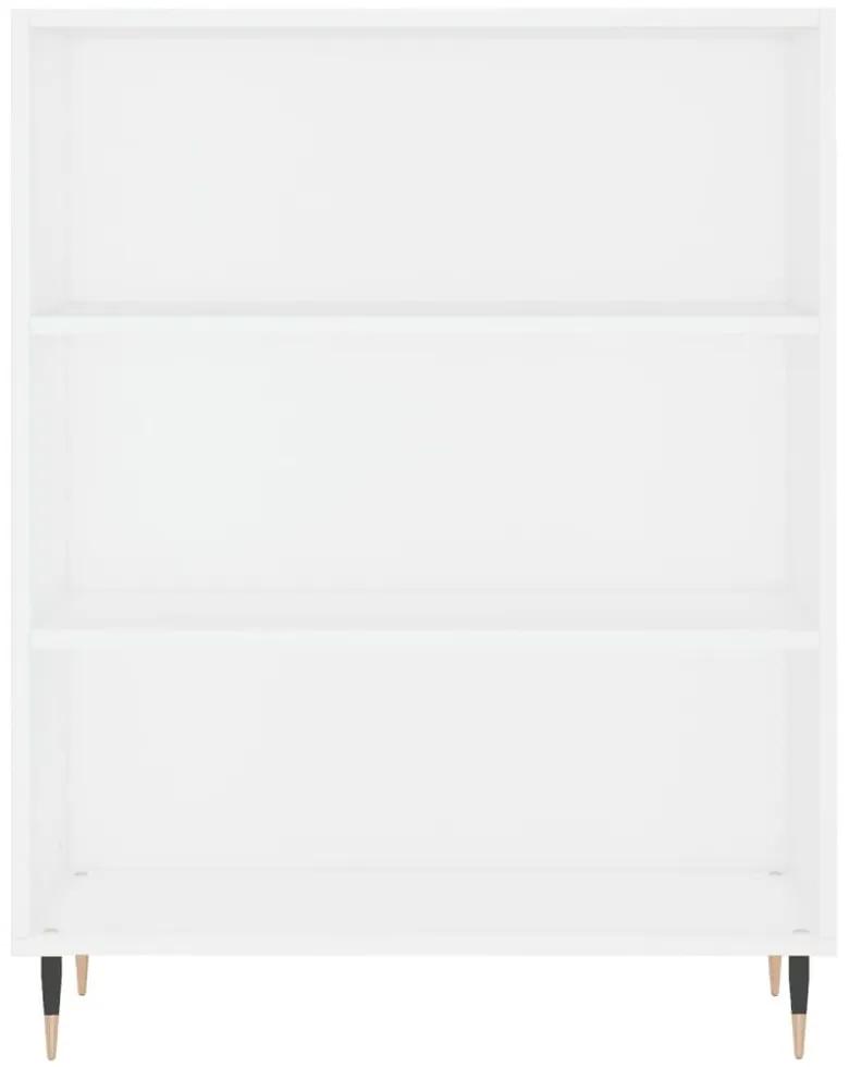 Petromila Knihovna bílá 69,5 x 32,5 x 90 cm kompozitní dřevo