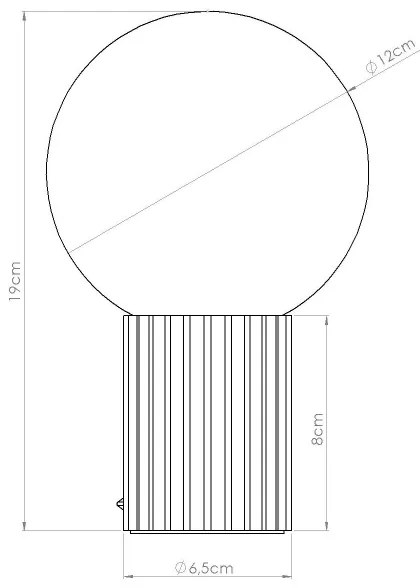 Sollux SL.1726 - Stolní lampa HALO 1xG9/8W/230V pr. 12 cm zelená