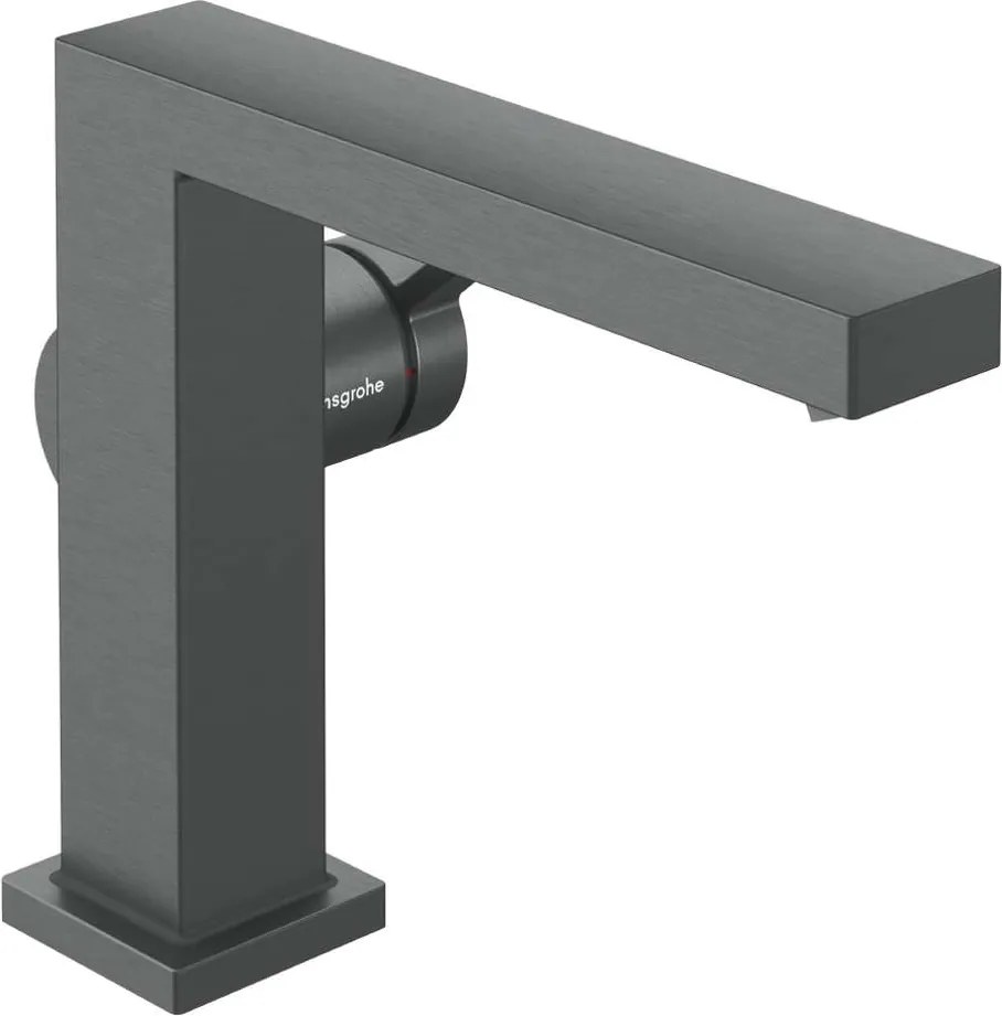 Hansgrohe Tecturis E - Umyvadlová baterie s výpustí Push-Open, CoolStart, EcoSmart+, kartáčovaný černý chrom 73020340