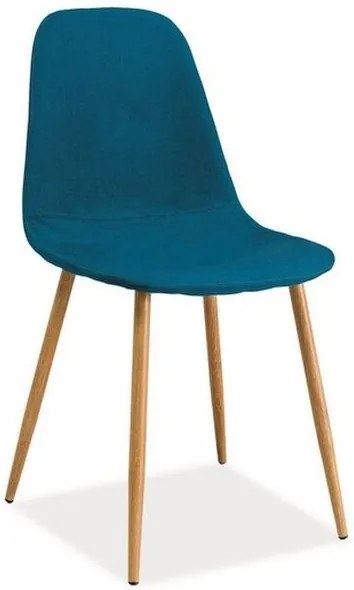 Jídelní židle FOX - modrozelená