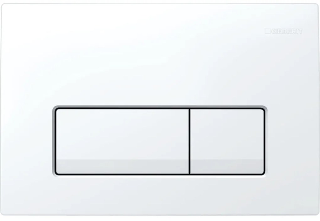 BPS-koupelny Podomítkový modul Geberit DuoFix s WC mísou PA-WH-TR-02 + ovládací tlačítko Delta 50 bílá