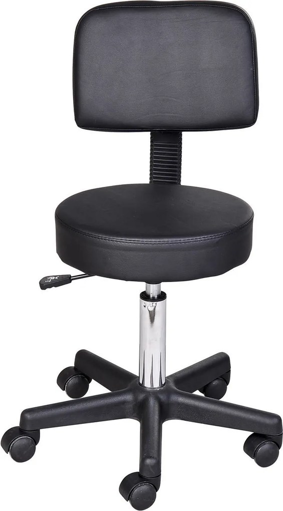 HOMCOM Rolling stool Pracovní stolička Kosmetická stolička Otočná stolička Stolička Profesionální salon | Aosom