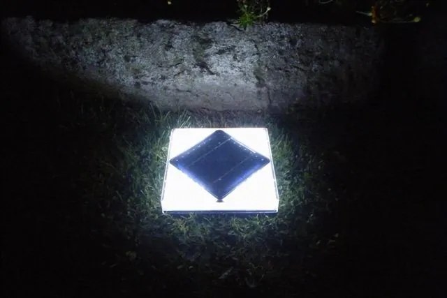 SOLAR BLOCK, svítící dlažba LED, bílá, CR-G04SW