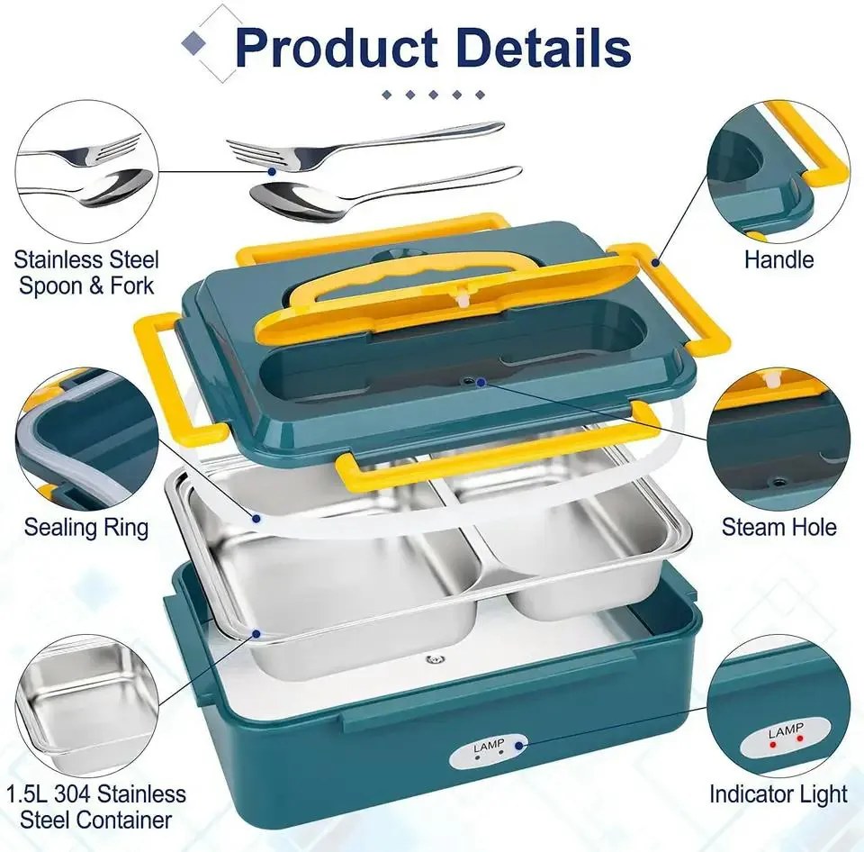 U&M Parts Ohřívací box na jídlo osobní , nákladní auto ,  kancelář 220v, 12v, 24v, Trovita růžová, Barvy a parametry Růžová