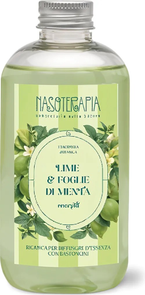 Nasoterapia náplň do difuzéru Lime e Foglie di Menta, 250 ml