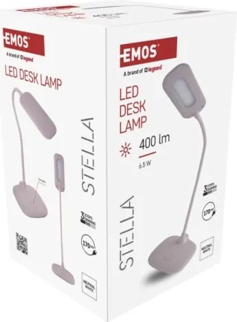 LED stolní lampa STELLA růžová EMOS Z7602P