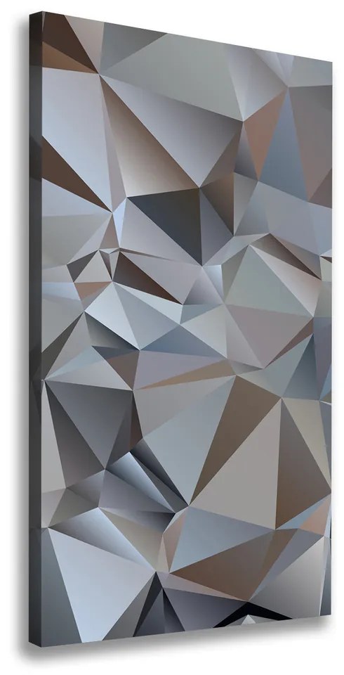 Wallmuralia Foto obraz na plátně Abstrakce trojúhelníky 60x120 cm
