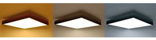 Solight LED stropní svítidlo 450x450mm s dřevěným rámečkem 40W