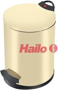 Hailo T2.13 vanilkový lak - nášlapný odpadkový koš