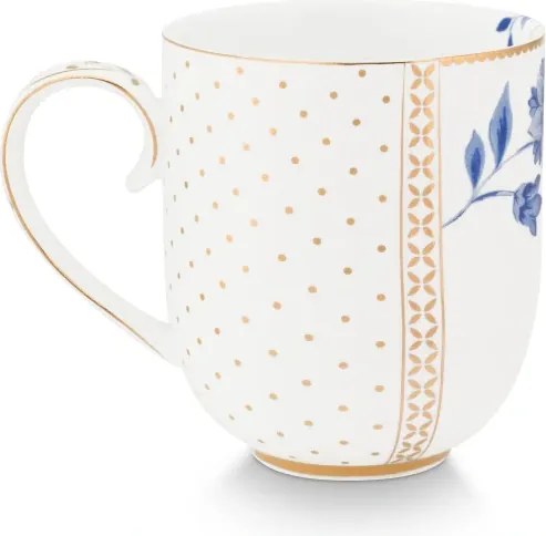 Pip Studio Royal White hrnek 300ml, bílý (Porcelánový hrnek)