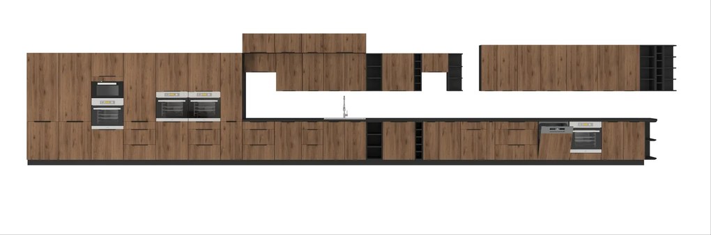 Kuchyňská skříňka MONZA 60x60 GN-72 1F (45°)