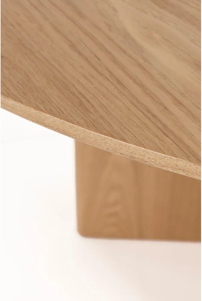 Kulatý jídelní stůl v dekoru dubu ø 120 cm Laurent – White Label