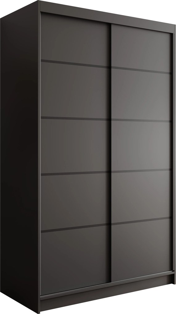 ADRK Furniture Posuvná skříň Lizi 120 ADRK-SW-LIZ-120-BB