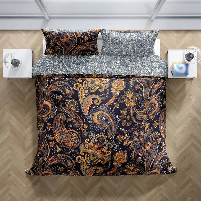 Saténové ložní povlečení BOHEMIAN DREAM standardní délka