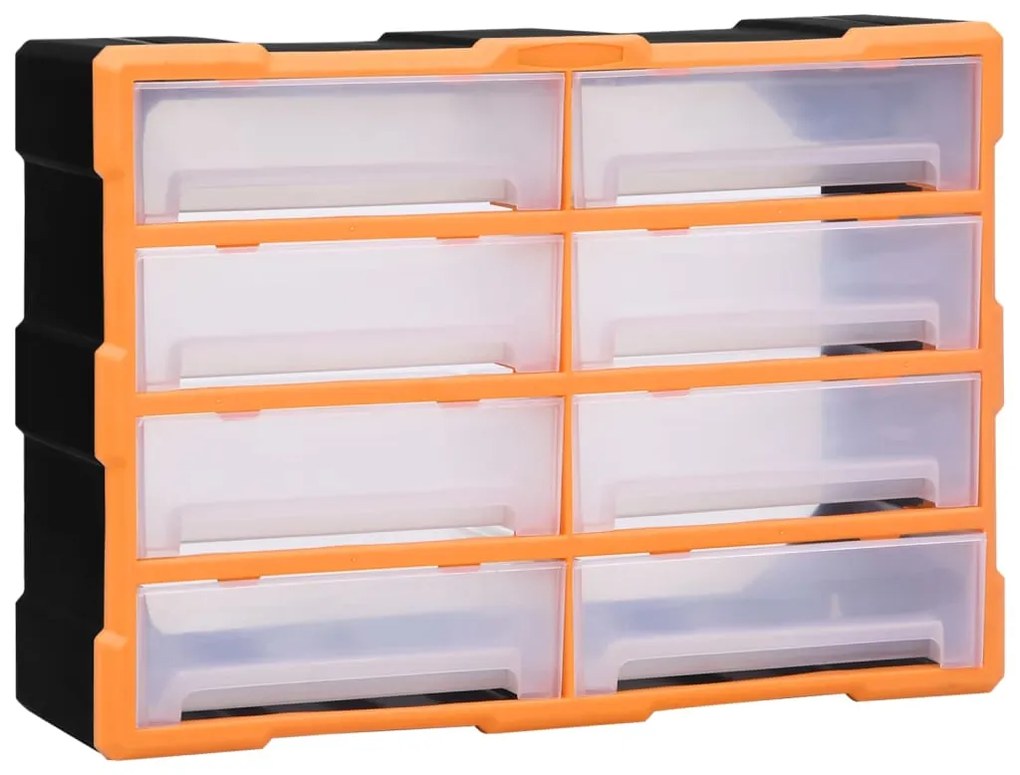 Organizér s 8 velkými zásuvkami 52 x 16 x 37 cm