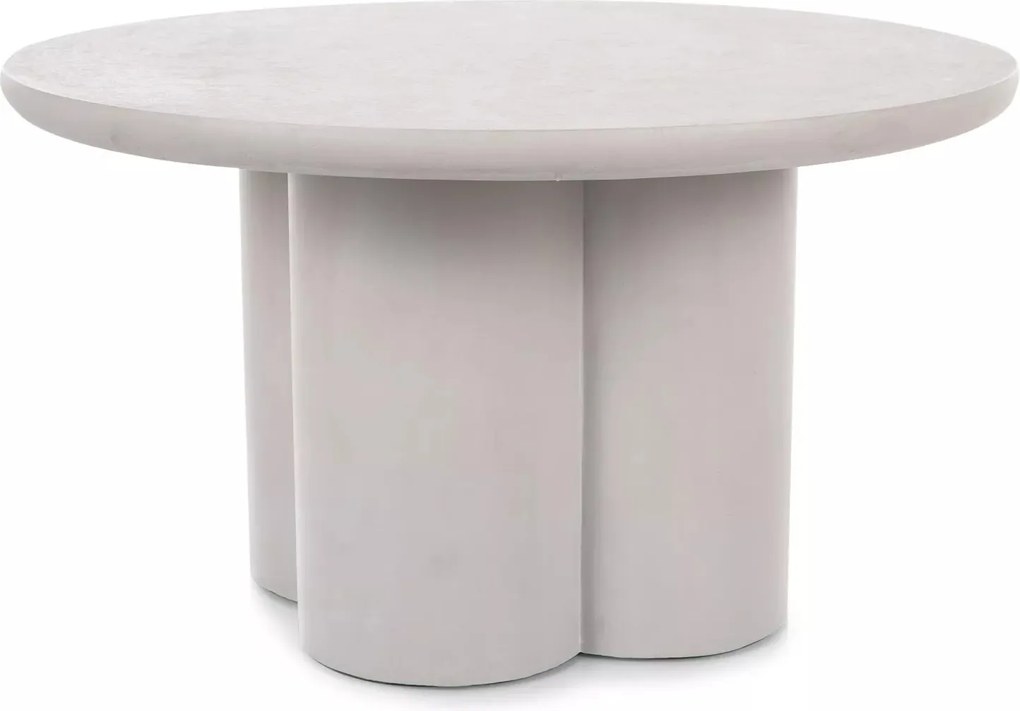 Konferenční stolek Rosalia 80 cm světle šedý