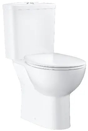 Grohe Bau Ceramic - WC kombi set s nádržkou a sedátkem softclose, rimless, alpská bílá 39604000