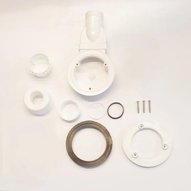BPS-koupelny Obdélníková akrylátová sprchová vanička HYD-OSV-JUKO 90x80 bílá