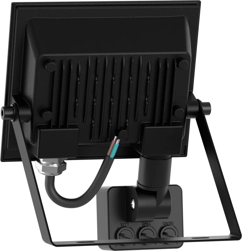 Mexen Luxpro+ LED reflektor s pohybovým senzorem, 20W, neutrální - 4000K, 2200 lm, černá - L236-020-40-70