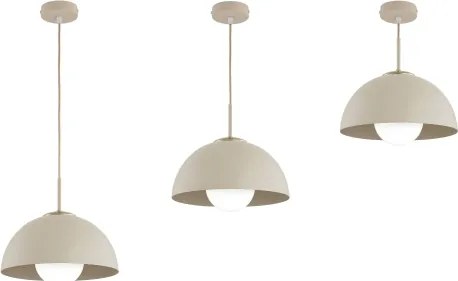 Brilagi - Lustr na lanku COSMO 1xE27/60W/230V pr. 30 cm béžová/zlatá