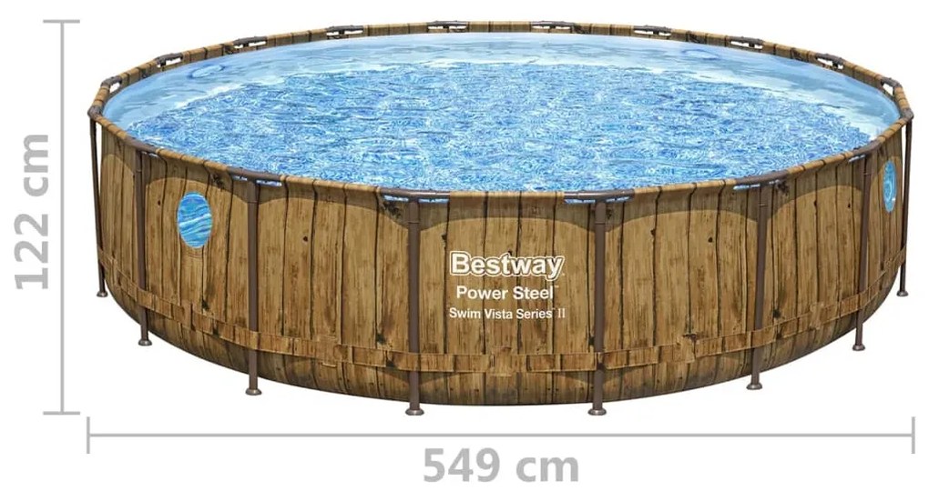 Bestway Power Steel Bazénový set 549 x 122 cm - Default Title